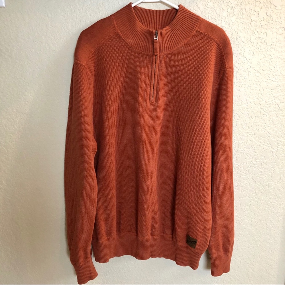 Eddie Bauer Sport Waffle Weave 1/4 Zip Pullover - Gem